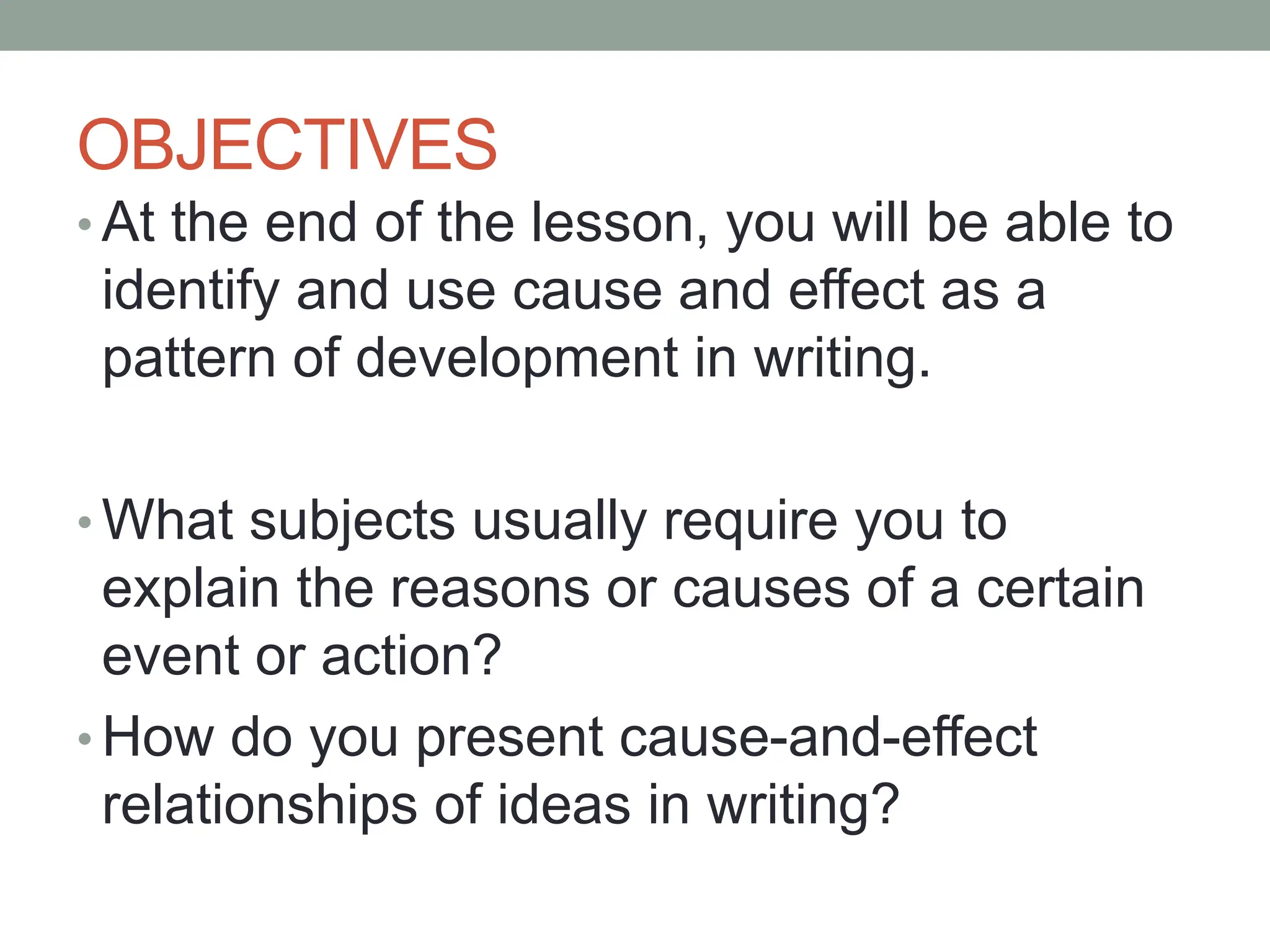 7 PATTERN OF CAUSE AND EFFECT UTFFULFIYFDDD | PPTX