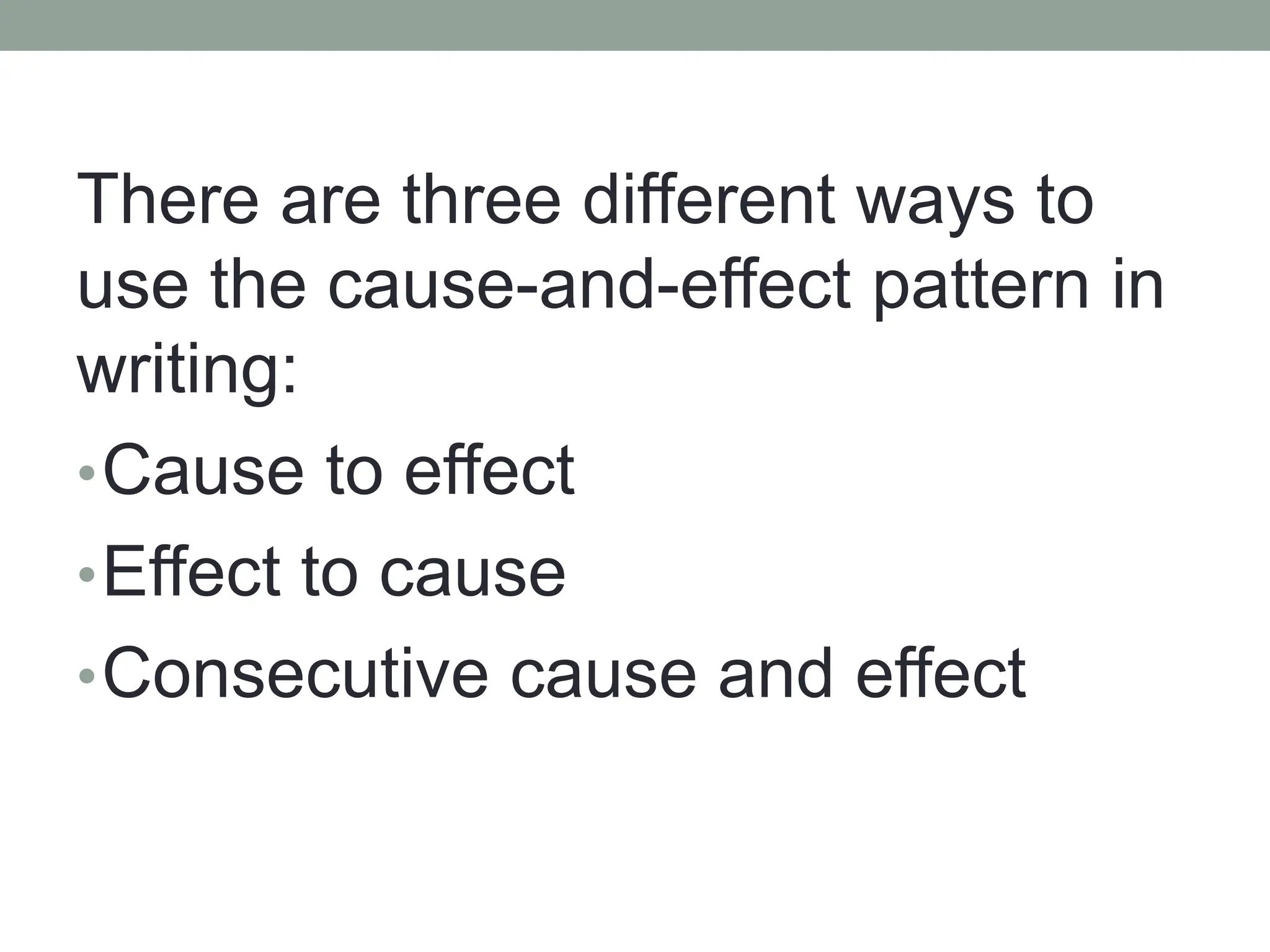 7 PATTERN OF CAUSE AND EFFECT UTFFULFIYFDDD | PPTX