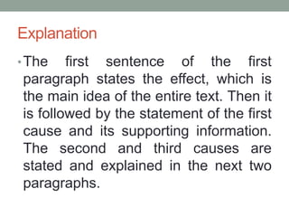 7 PATTERN OF CAUSE AND EFFECT UTFFULFIYFDDD | PPTX