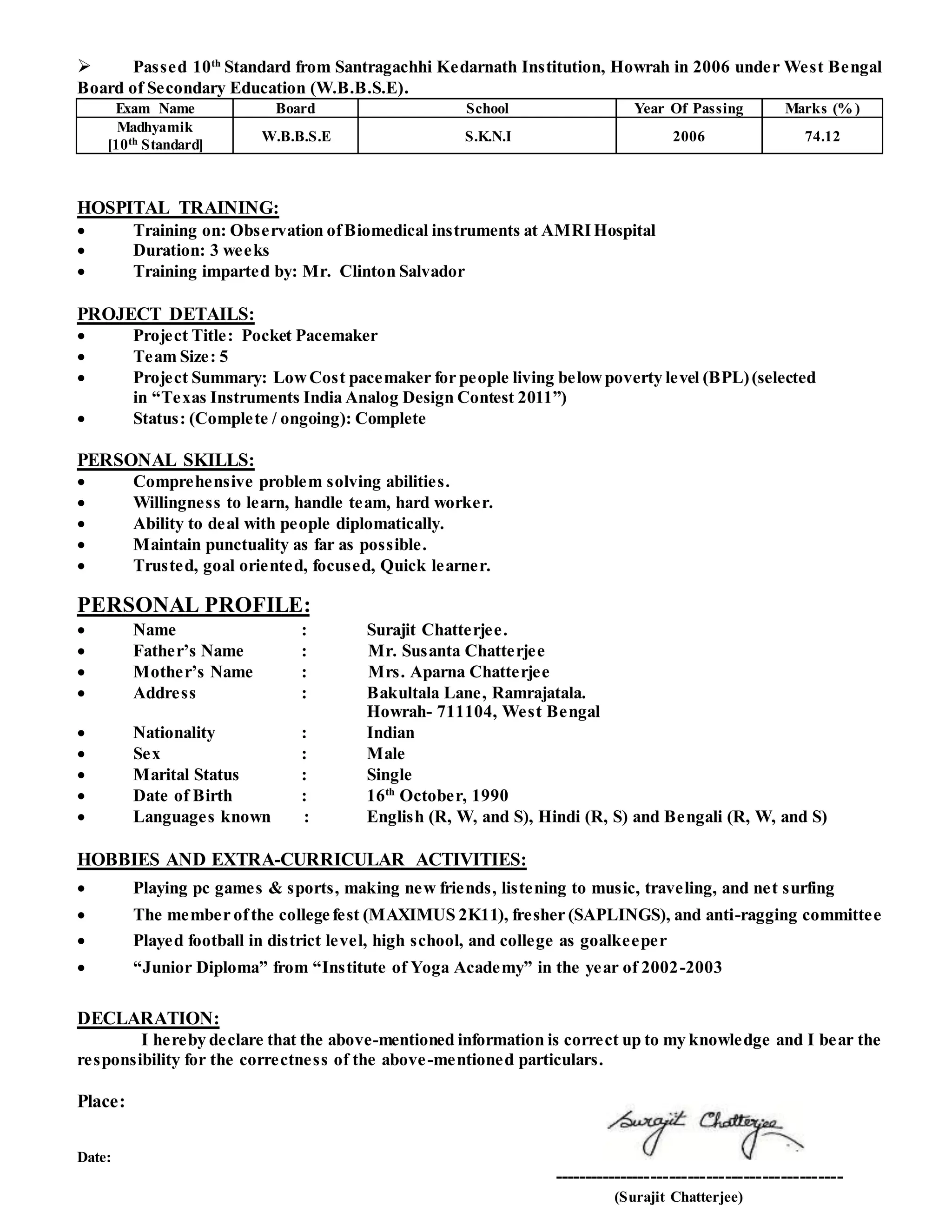 Resume_Surajit | DOCX