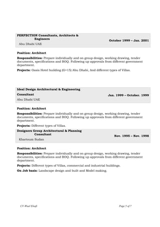 Wael CV Latest1 | DOC