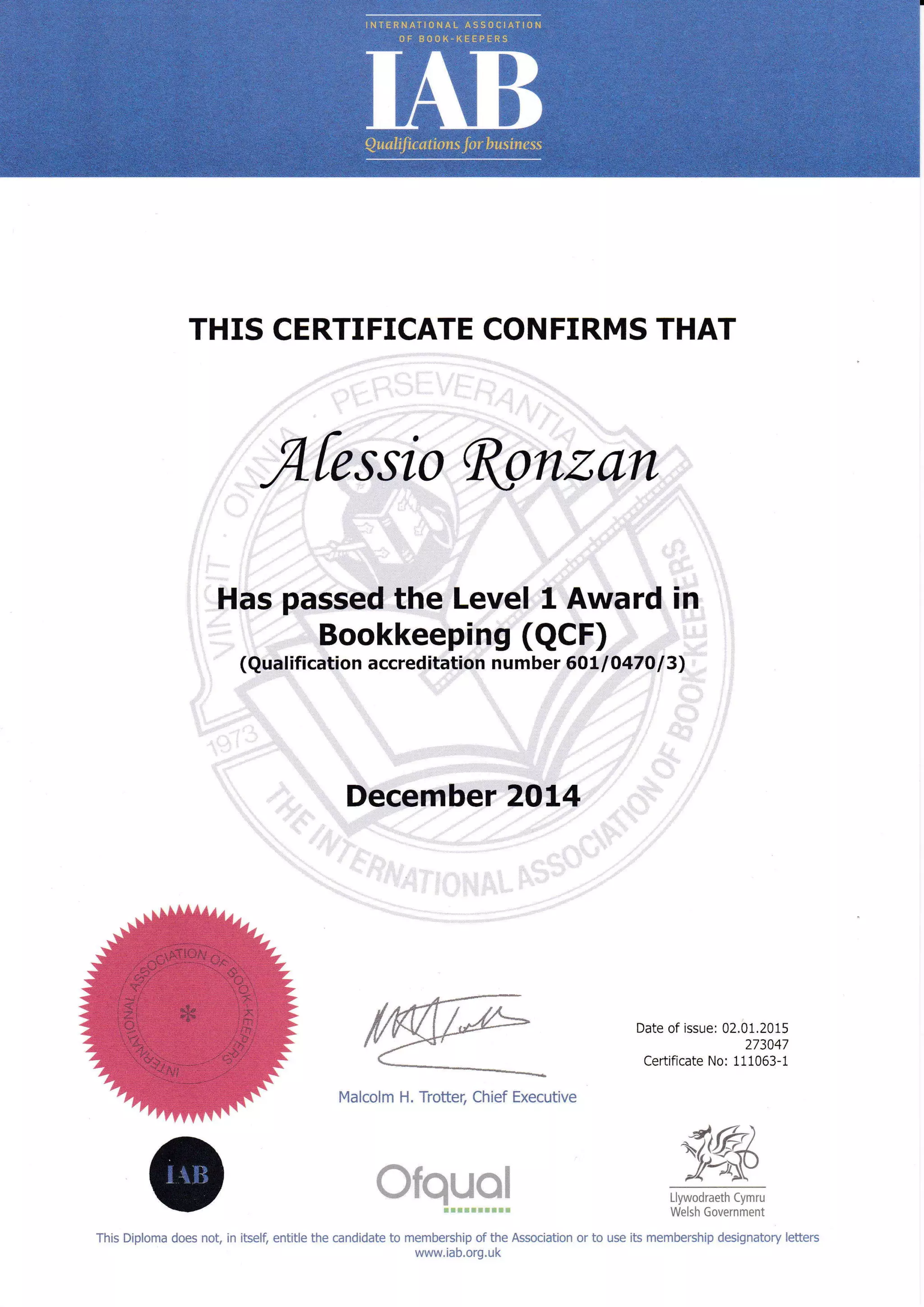 IAB Level 1 Award in Bookkeeping | PDF