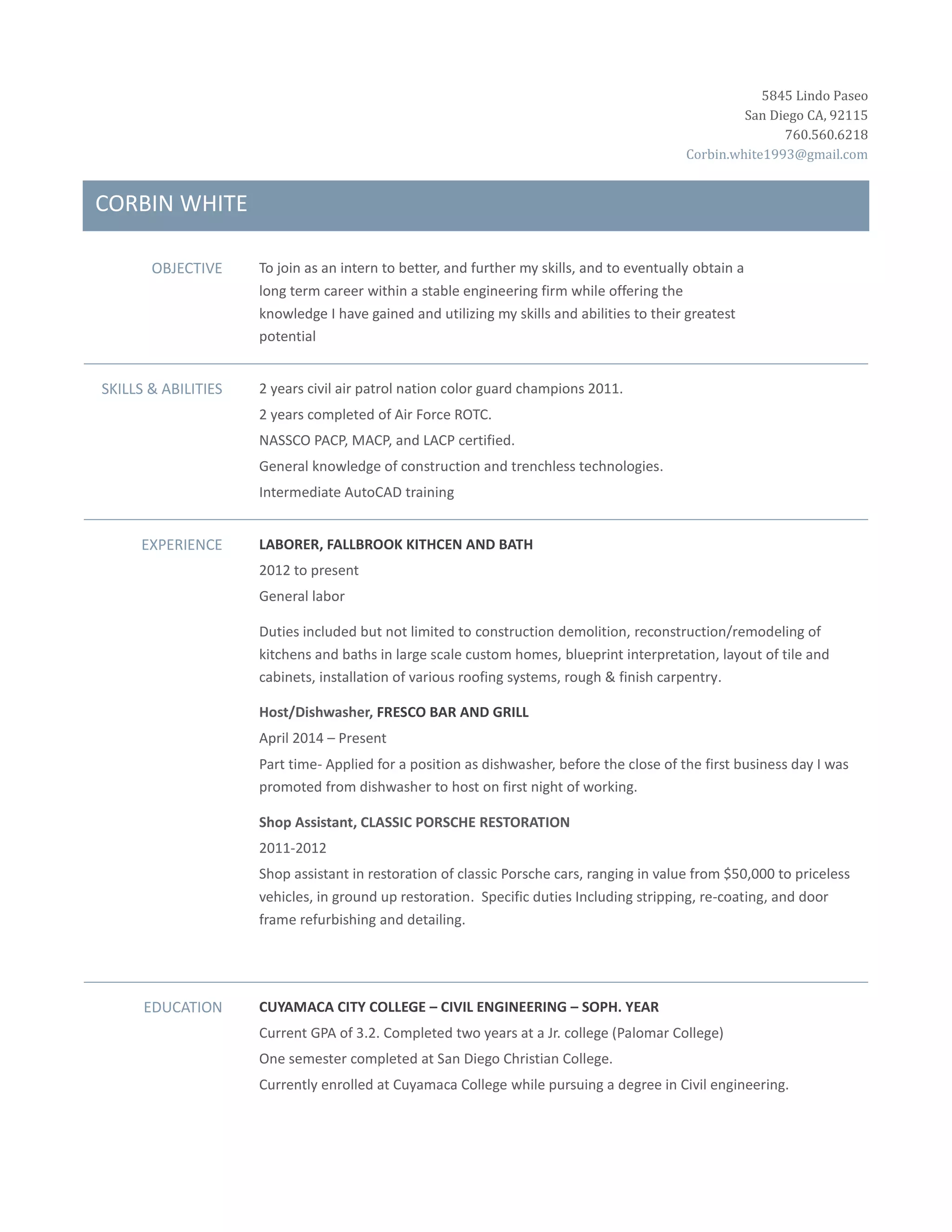 Updated Resume | DOCX