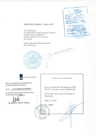 MsM certificate legalization | PDF