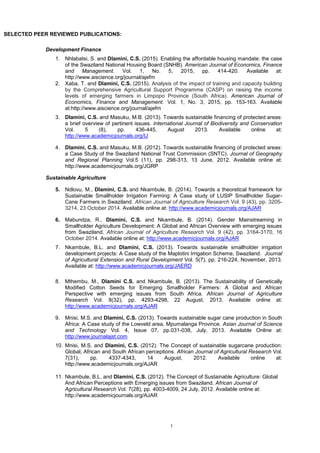 Selected Publications | PDF