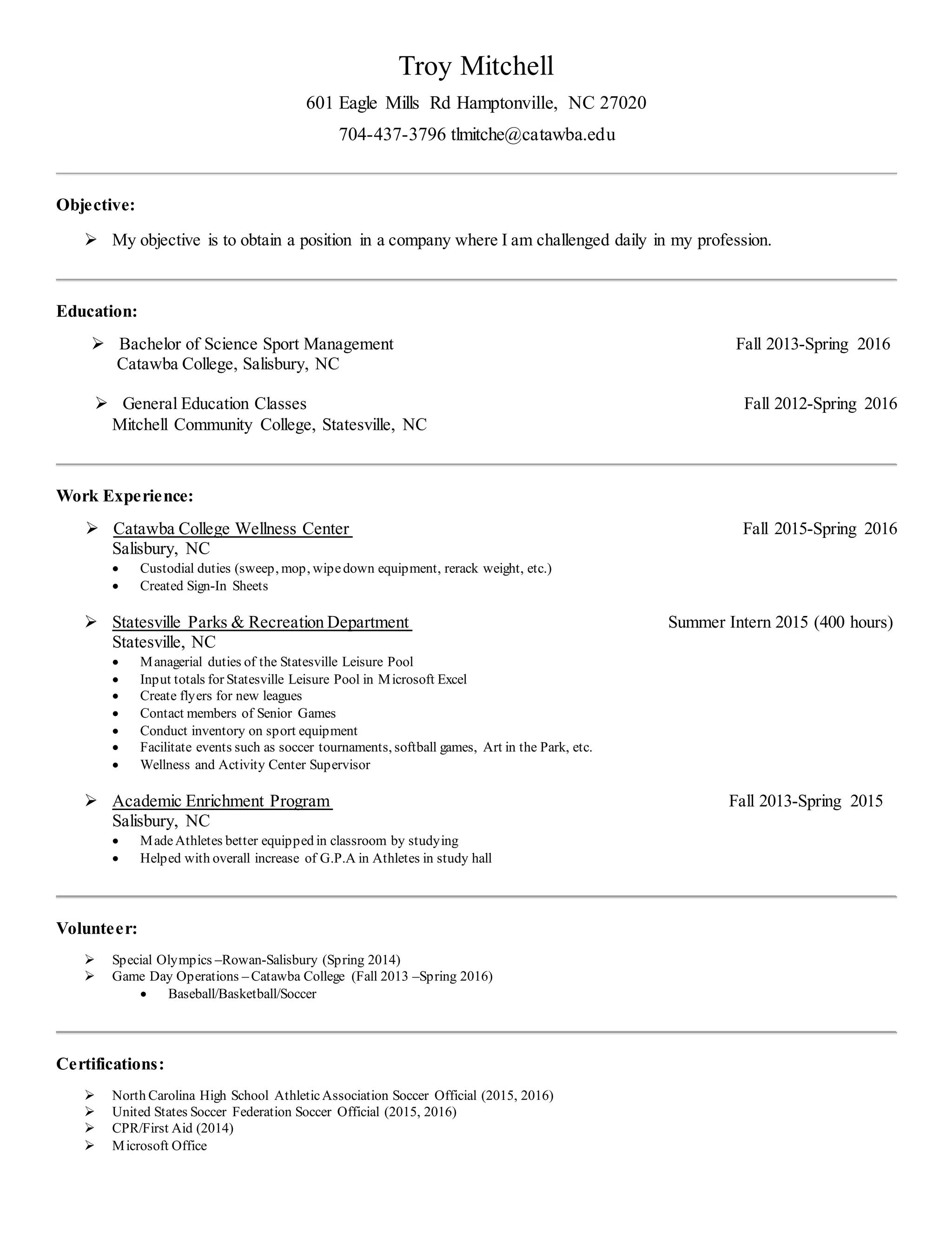 Resume | DOCX