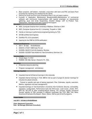 Resume recent | PDF