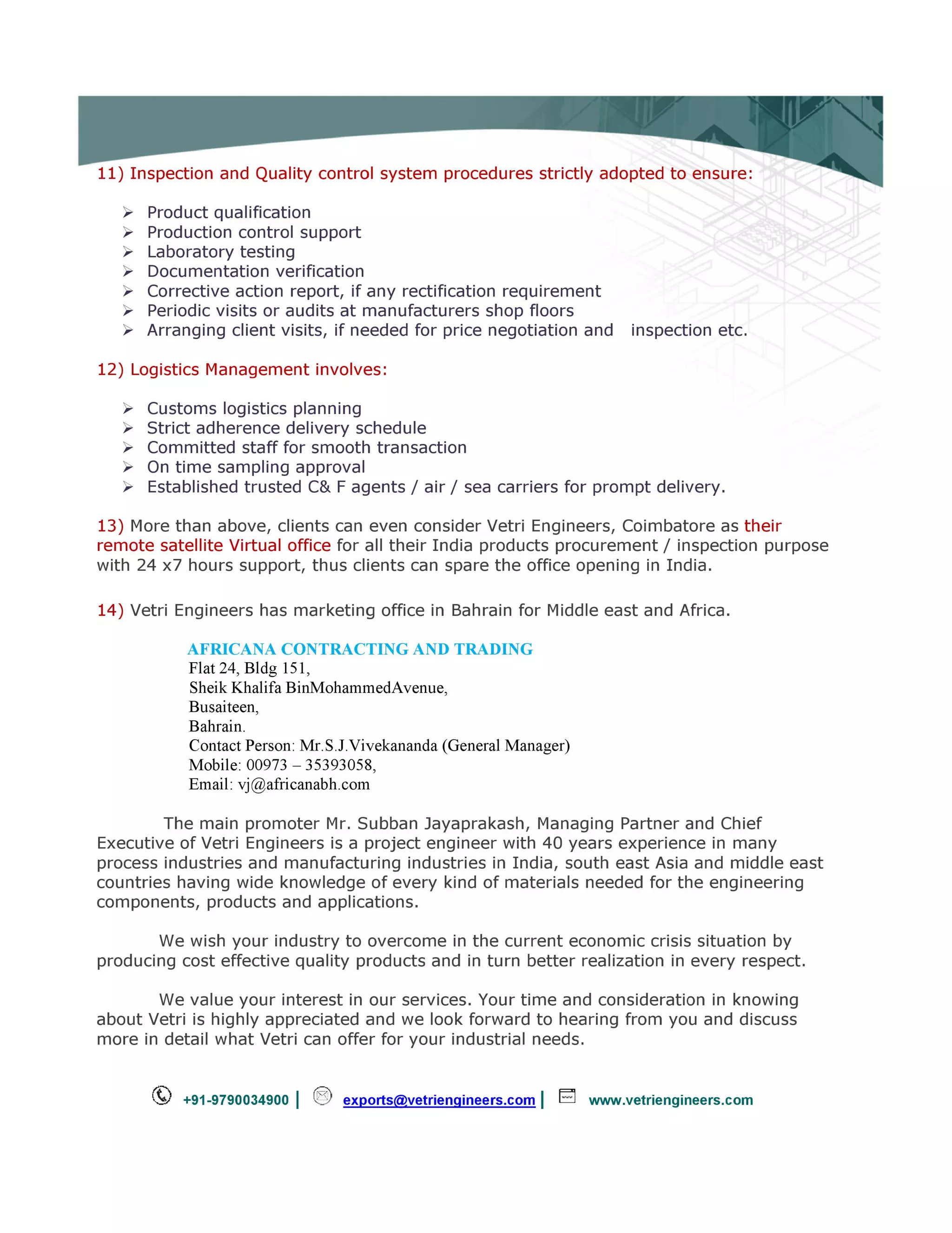PRICE LIST FOR ENGINEERING COMPONENTS | PDF