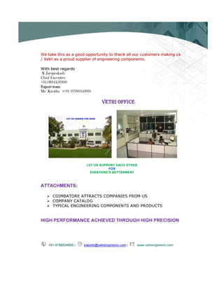 PRICE LIST FOR ENGINEERING COMPONENTS | PDF