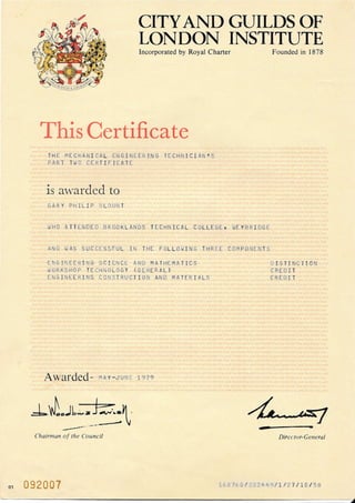 City and Guilds | PDF