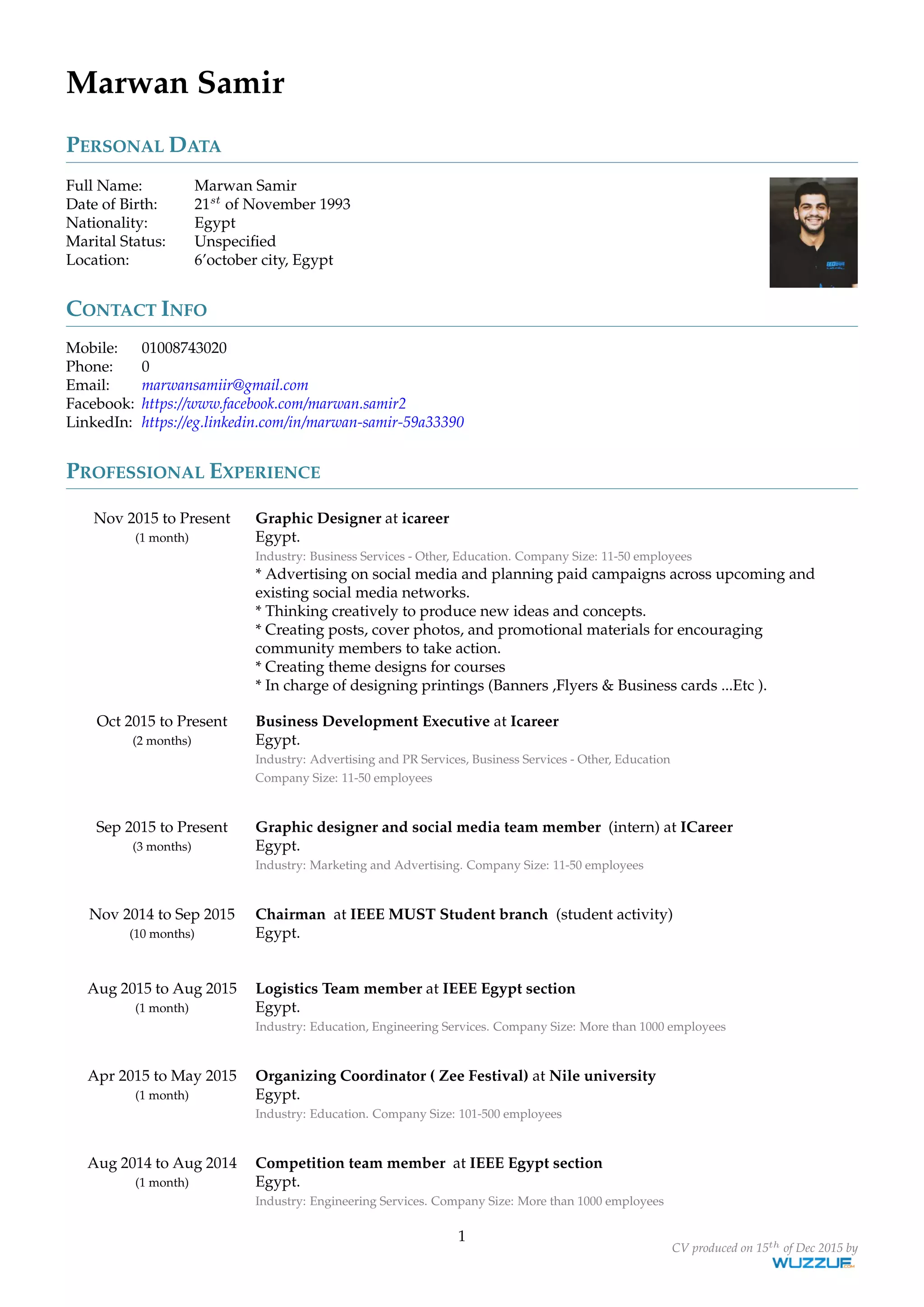 My CV | PDF