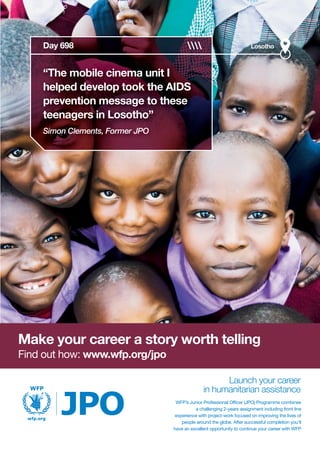 WFP JPO A5 flyer | PDF