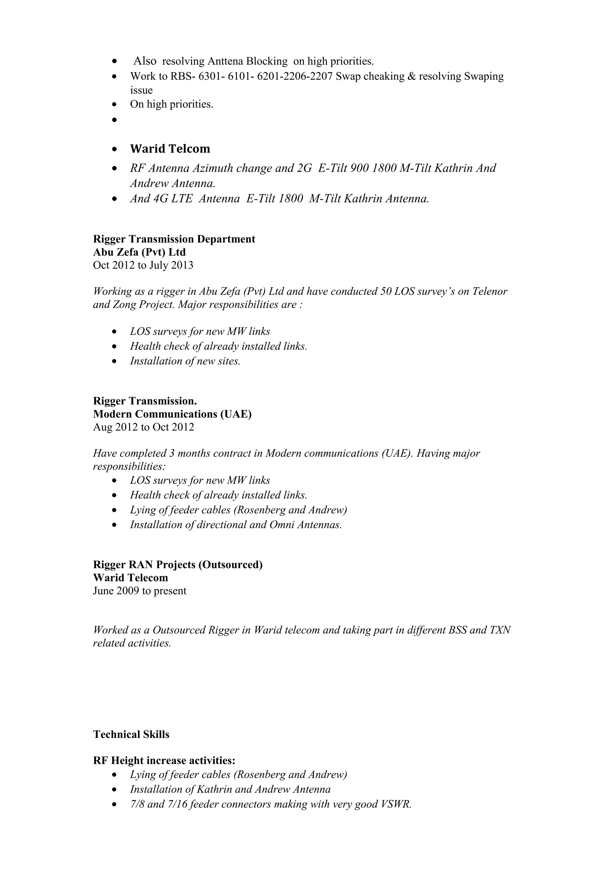Irfan Ashraf CV | DOC