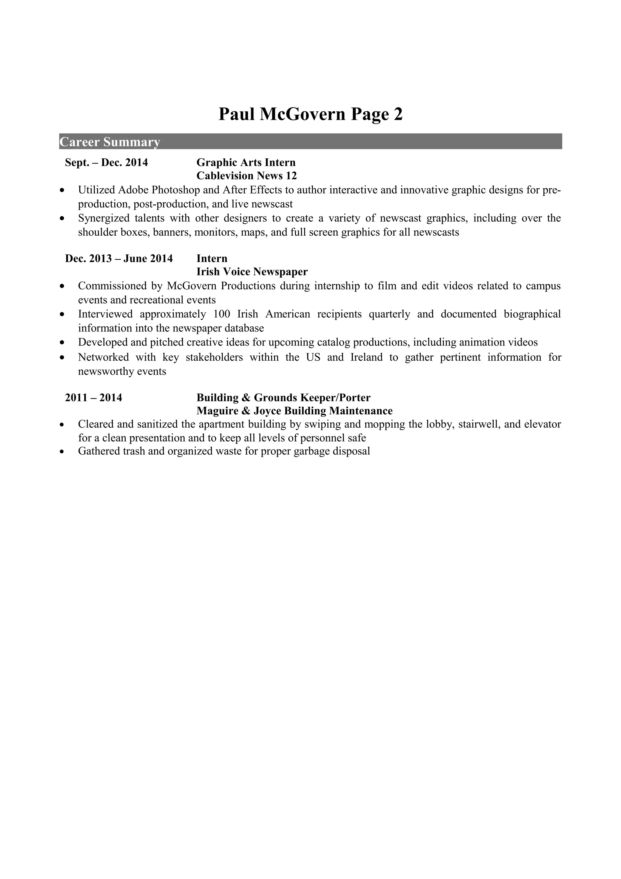 N766694219%20Paul%20McGovern-CV2 | DOC