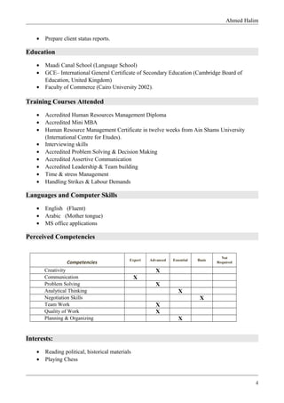 Ahmed halim CV | PDF