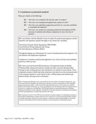 N. Weir (Final) CEng_AppForm03-10-2012_2310 | PDF