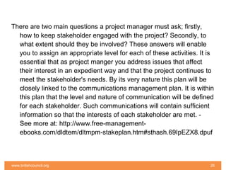 Stakeholder Management KPIs -KPI working Group | PPT