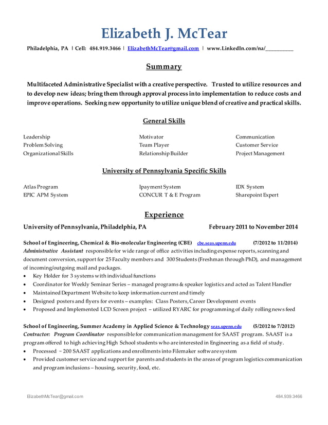 Elizabeth McTear Dec 2014 Resume | DOCX