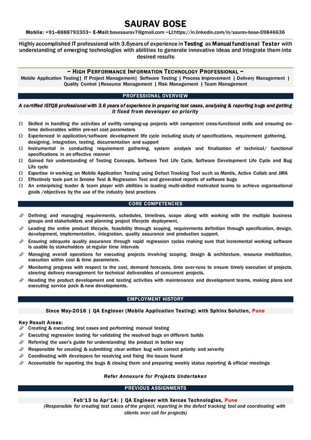 Saurav-Bose resume | PDF