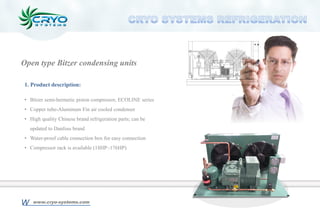 Open type Bitzer condensing unit | PPT