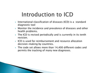 ICD 10 implementation | PPTX | Infectious Diseases | Diseases and ...