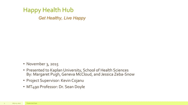 HHH Presentation option 2 | PPT