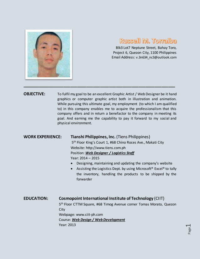 Russell Resume | PDF