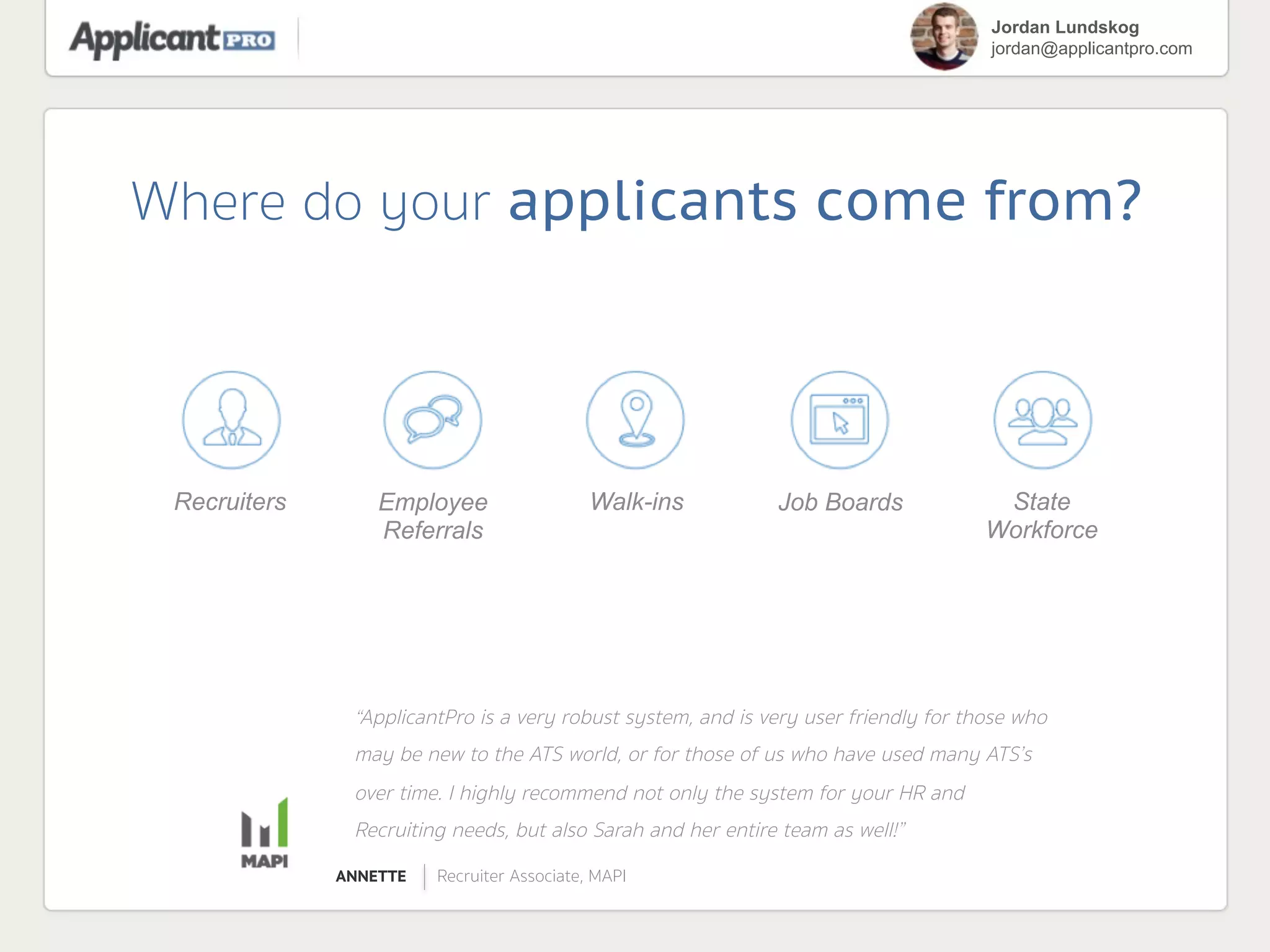 ApplicantPro ATS Overview | PDF