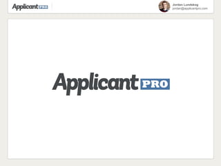 ApplicantPro ATS Overview | PDF