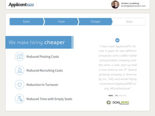 ApplicantPro ATS Overview | PDF