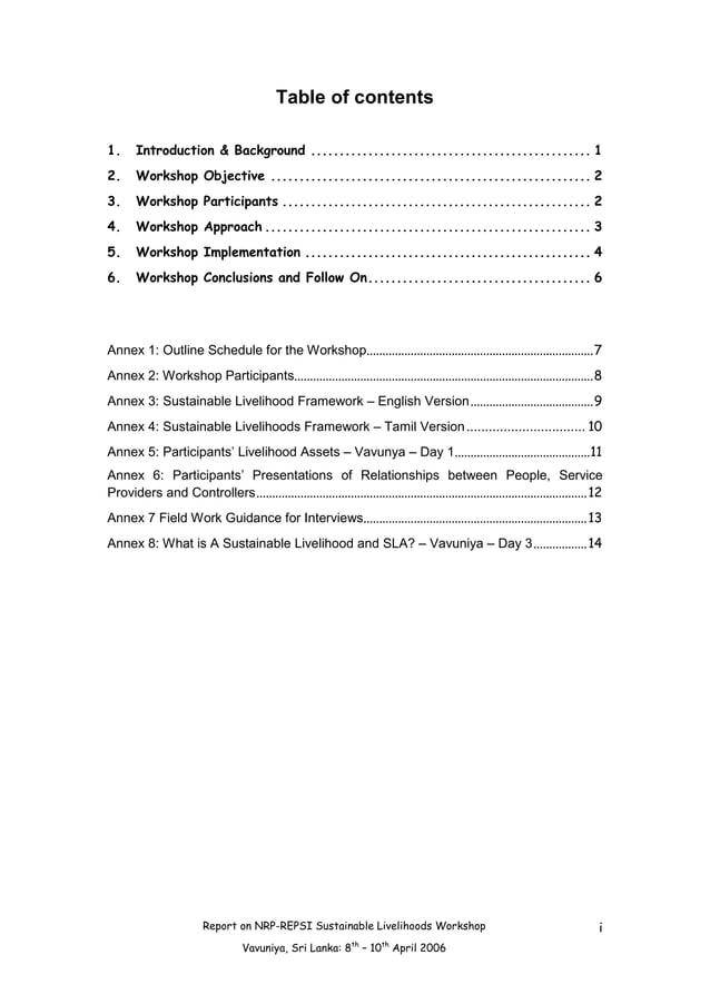 Sustainable_Livelihoods_Approach_-_GTZ_NRP_Workshop_Report_Issue_GTZ_NRP (1) | PDF
