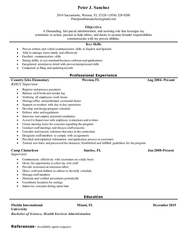 Peter Resume New | PDF