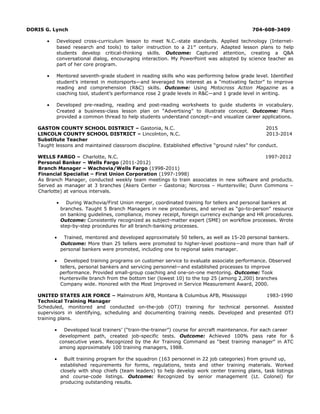Doris Resume 2015 | DOC