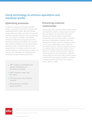 Contour Glass Infor Inforum | PDF