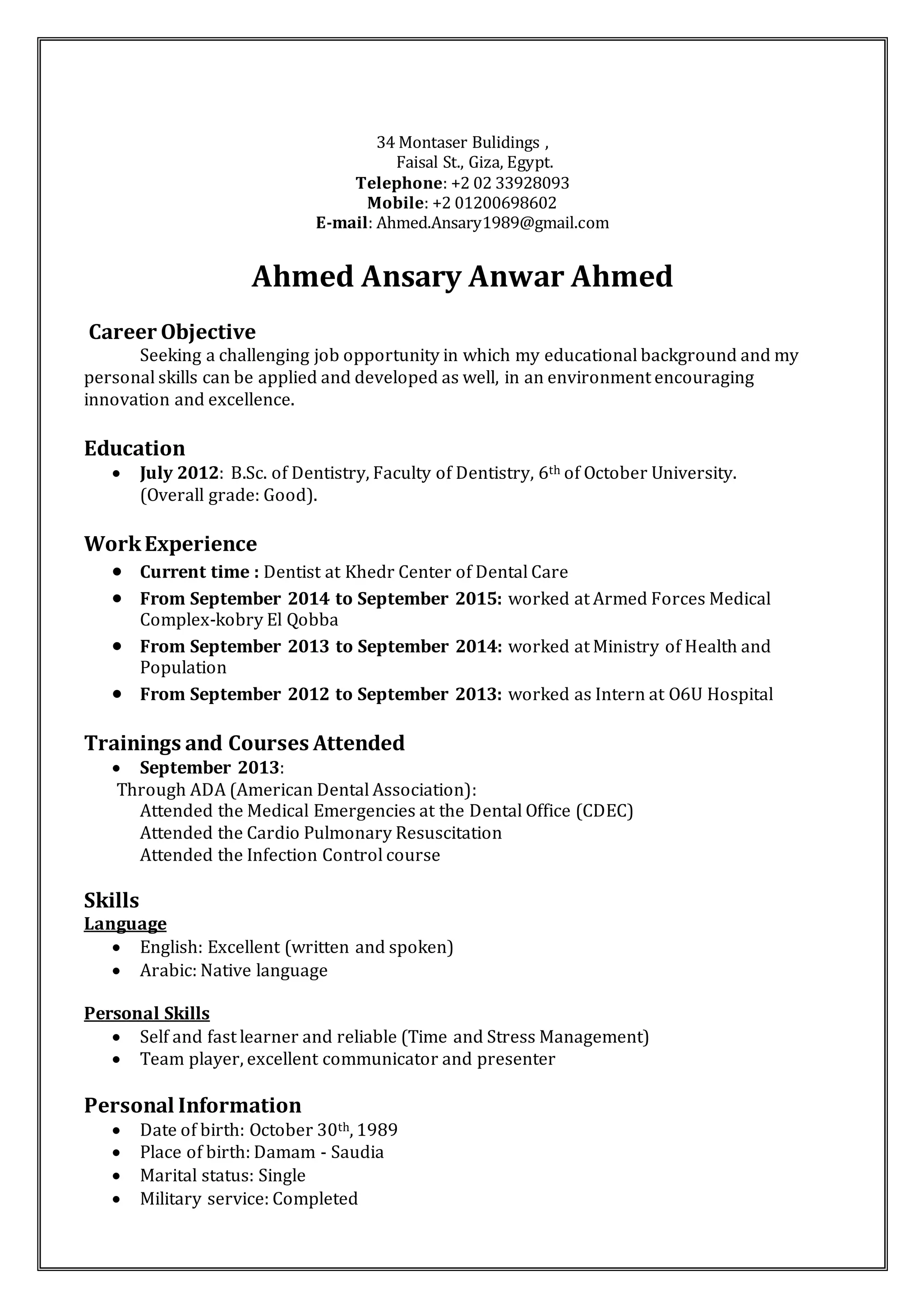 Ahmed-Ansary-CV | DOCX