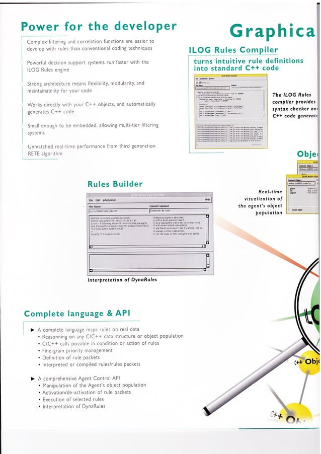 1996 ILOG Rules datasheet | PDF