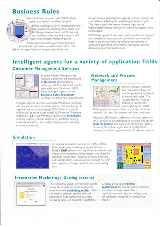 1996 ILOG Rules datasheet | PDF