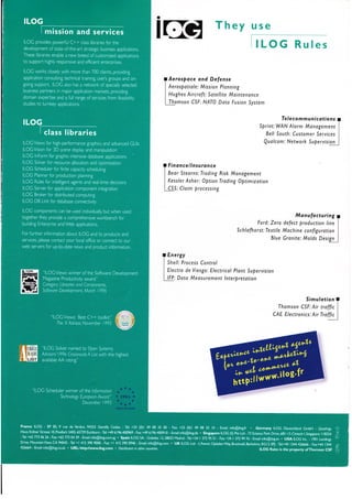 1996 ILOG Rules datasheet | PDF