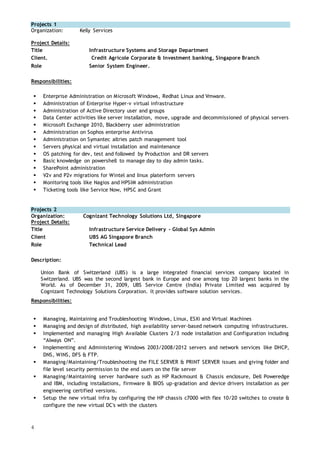 System Administrator_Sivaiah | PDF