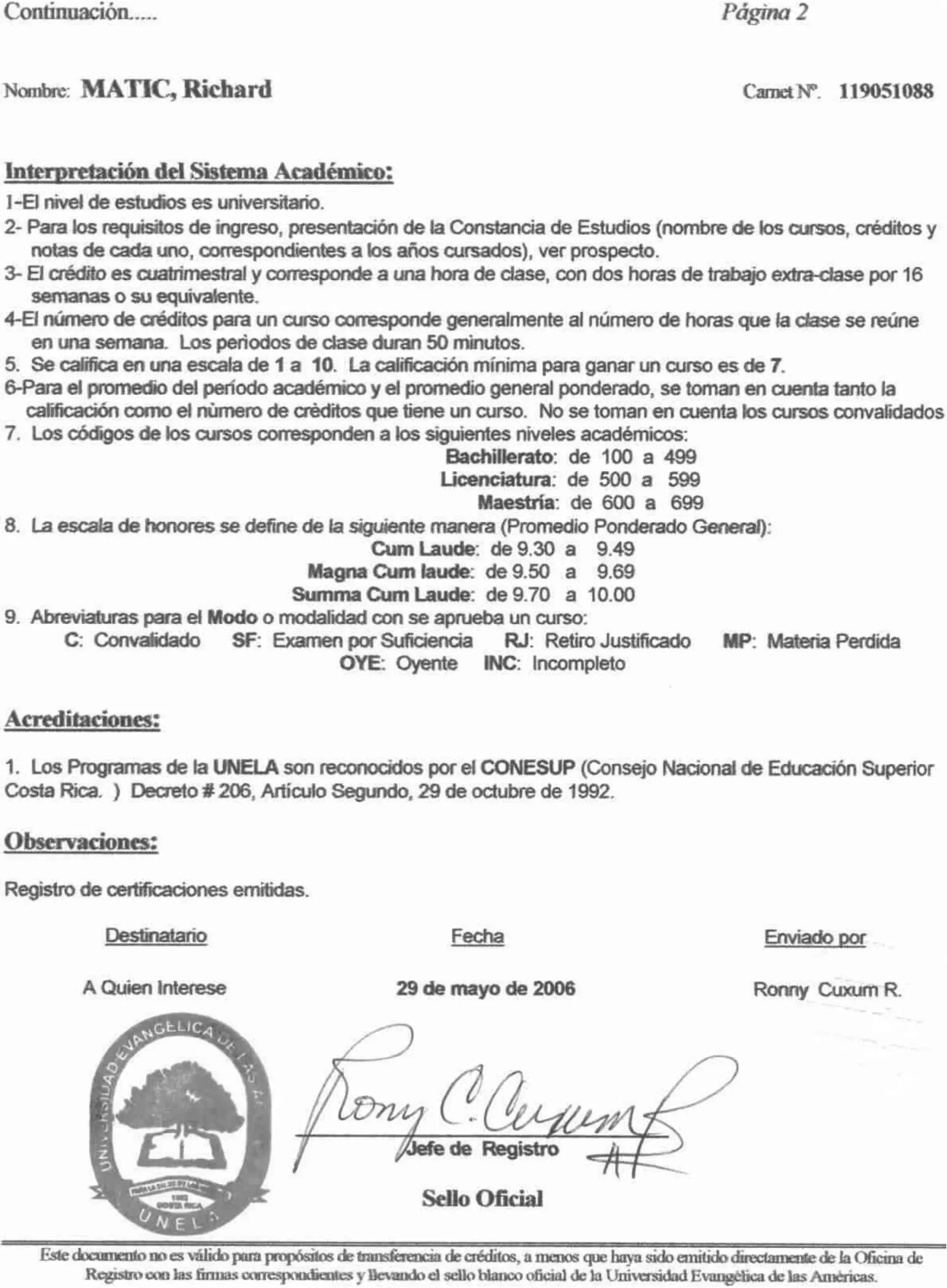 RMaticTranscript-UNELA | PDF