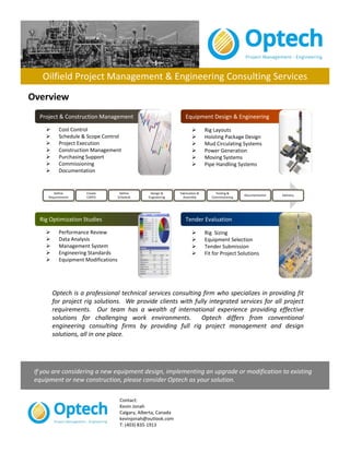 Optech Presentation | PDF