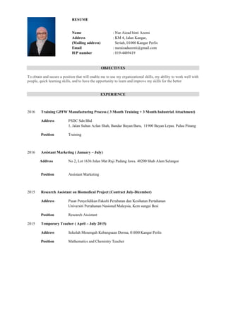 RESUME | PDF