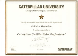 CAT Sales Pro_2011 | PDF