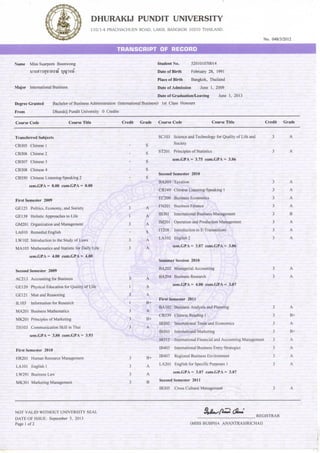 Transcript of Record | PDF