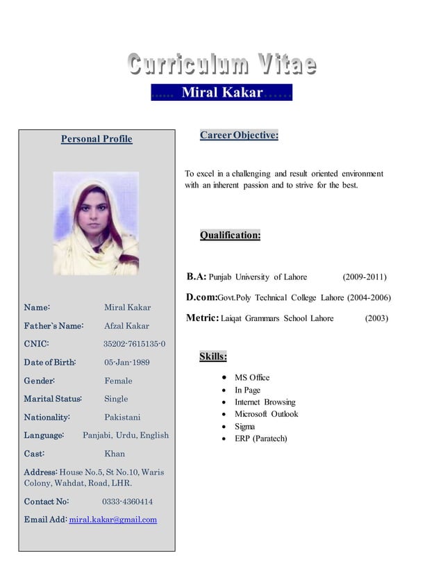 Miral Resume updated | DOCX | Logistics | Business