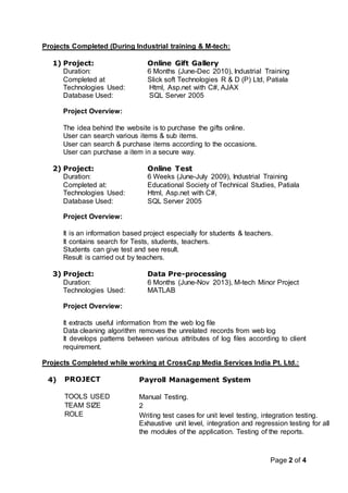 Neha' Resume_Testing Engineer_2 5 years of experience | DOCX