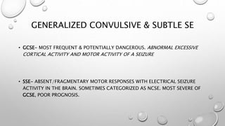 Status epilepticus | PPTX