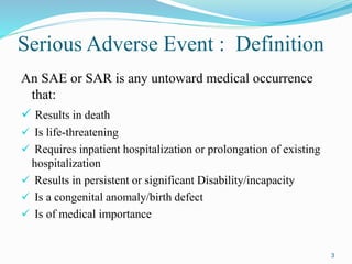 How to report an SAE | PPTX