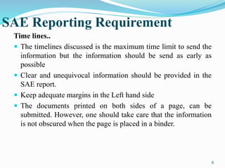 How to report an SAE | PPTX