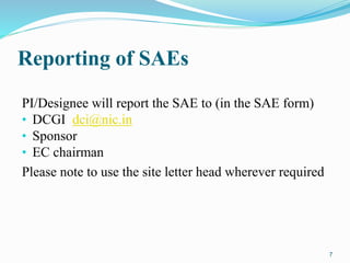 How to report an SAE | PPTX